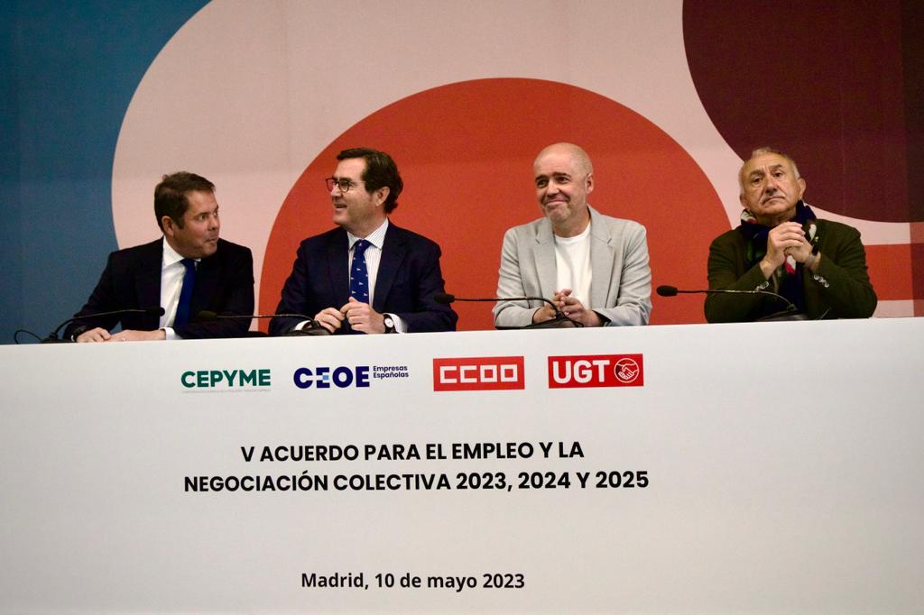 Firmado el V Acuerdo para el Empleo y la Negociación Colectiva (AENC ...